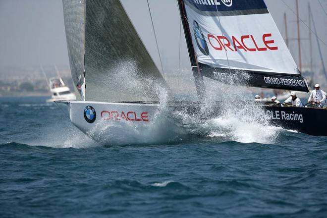 BMW Oracle Racing's USA 87 on a comeback.