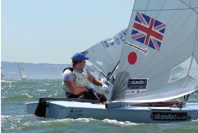 Finn - outstanding display of sailing skills and athleticism