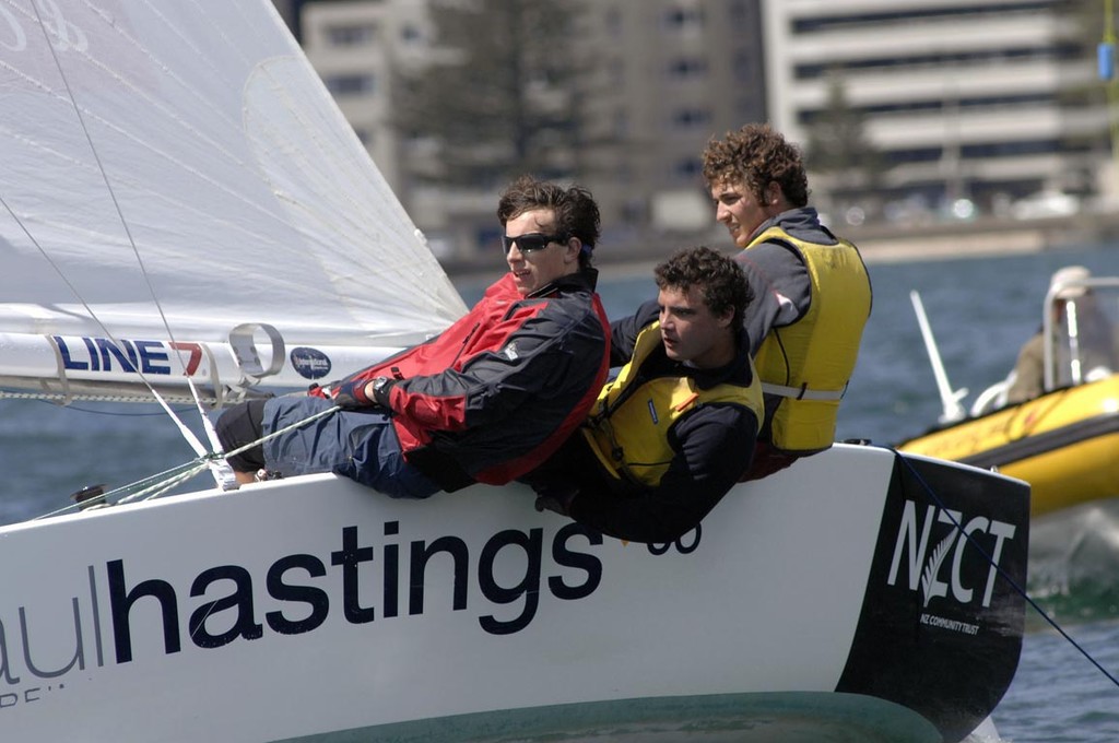 Will Mackenzie, Jamie Woods and Hamish Hardy from the Cruising Yacht ...