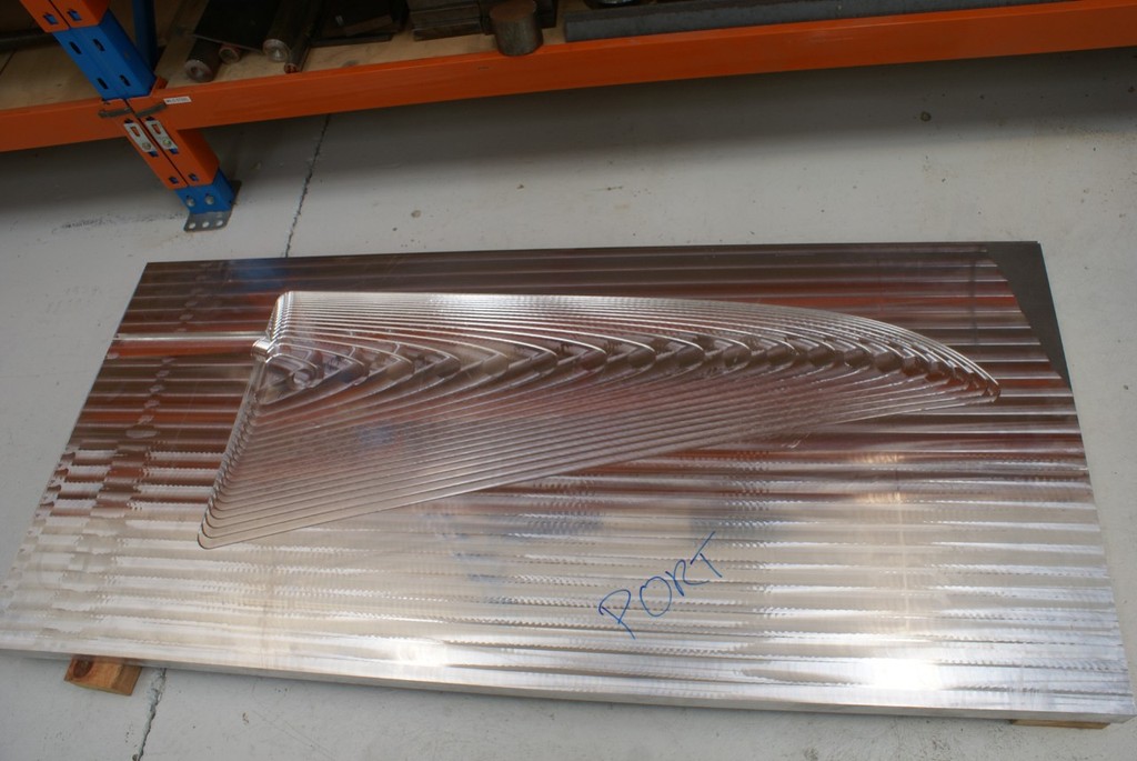 Milled rudder jig - AC 45 Construction - Core Composites, Warkworth ...