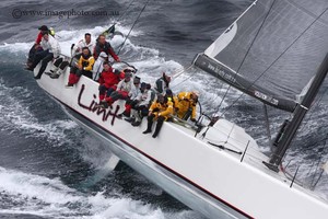 Alan Brierty's ``LIMIT`` at the start of the 65th Rolex Sydney Hobart ...