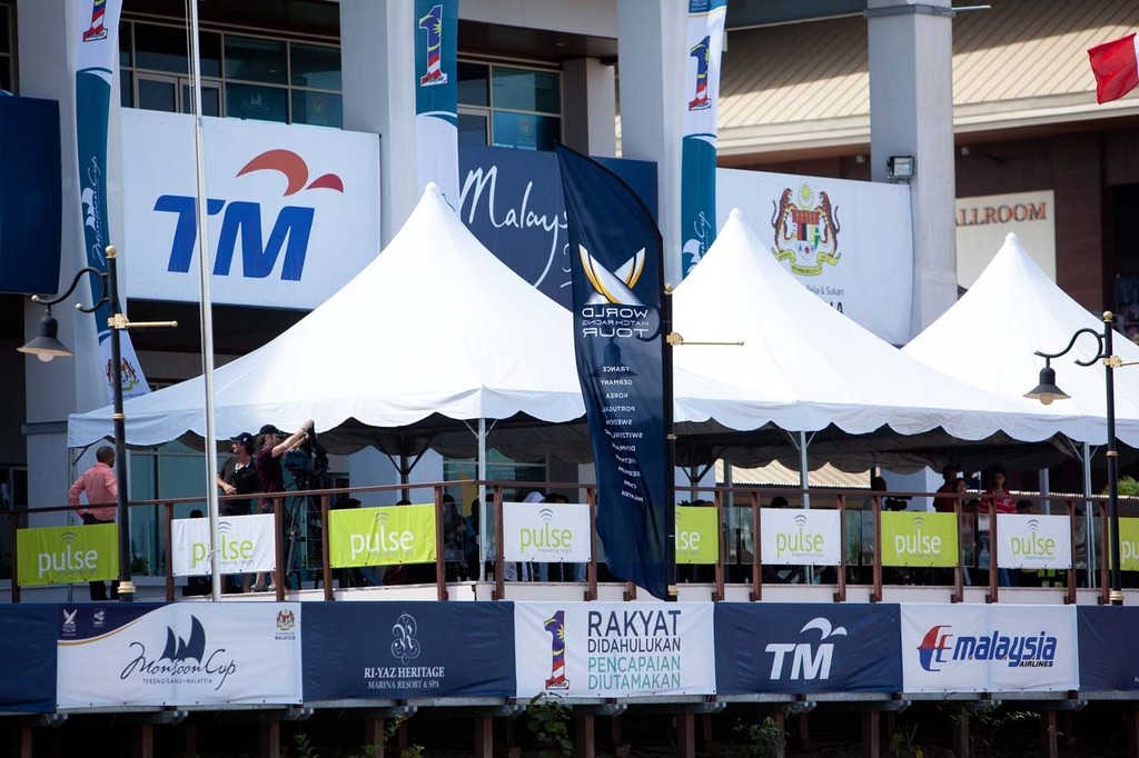 Branding at the Monsoon Cup 2011. Kuala Terengannu, Malaysia. 25 ...