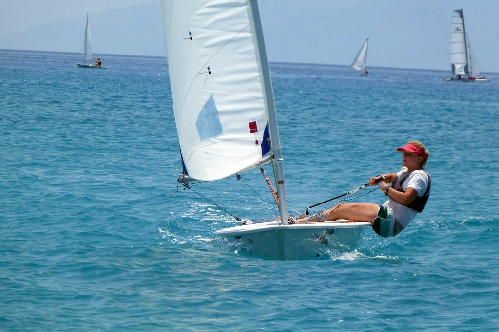 Claire Bryan AUSTRALIA winner Laser Radial - Vassiliki Watersports ...