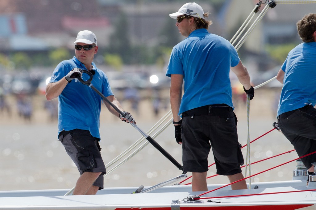 Johnie Berntsson during the quarter finals at the Monsoon Cup 2011 ...