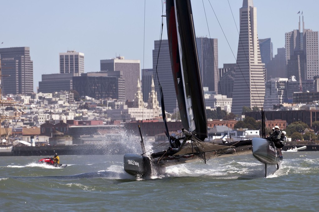 America's Cup- Aboard the AC45 - Still pinching myself..