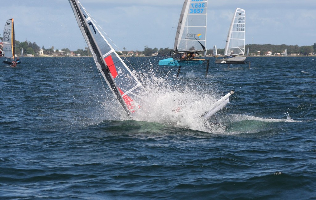 Scott Babbage lr 2 - Zhik Moth Australian Championships 2011