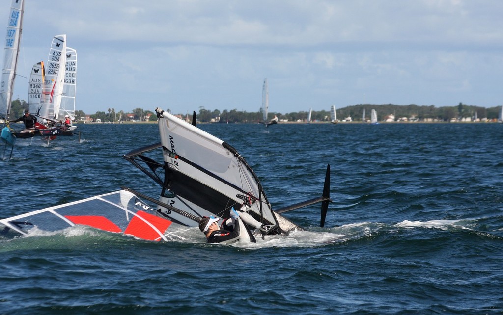 Scott Babbage lr7 - Zhik Moth Australian Championships 2011