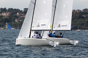 Sally Barkow's Team 7 Match Race goes against Goncalves (POR ...