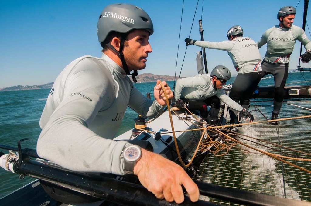 Team J.P. Morgan BAR racing in San Francisco, CA