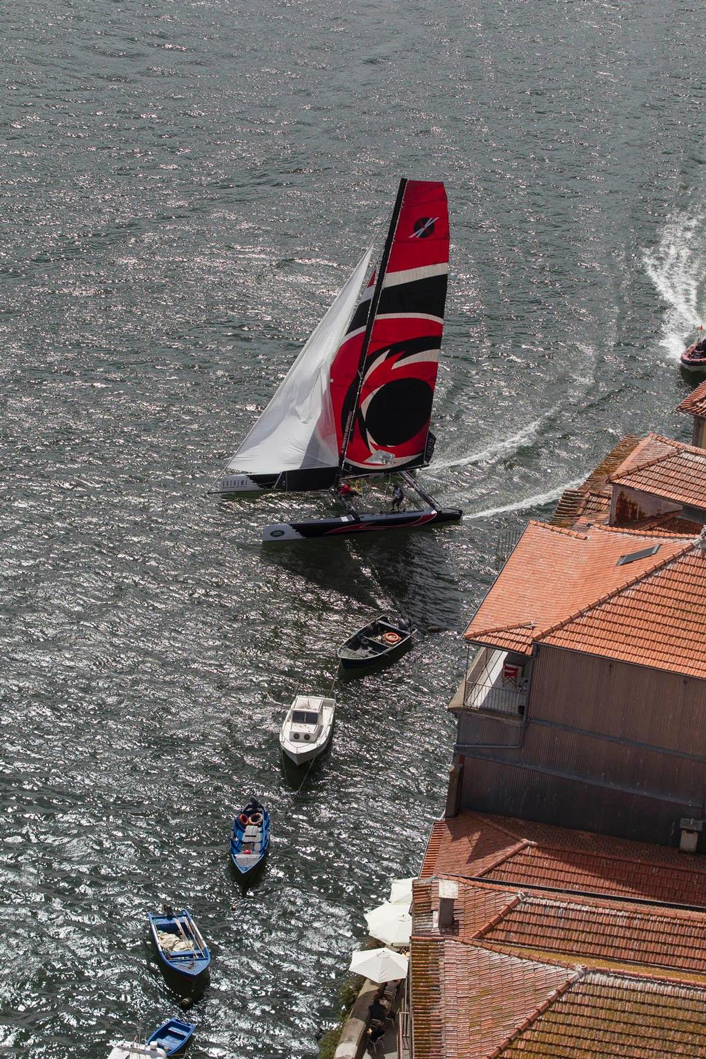 Act 5, Porto, Extreme Sailing Series, 2013 - Racing close to the city ...