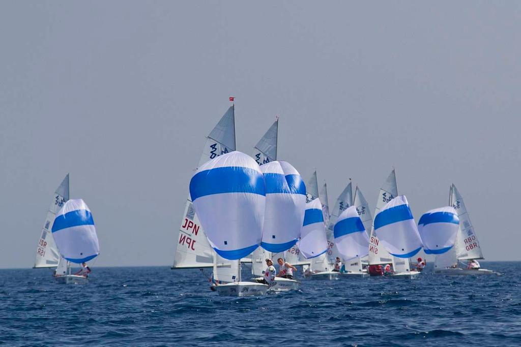 2013 Sail First ISAF Youth World Championship - Practice race