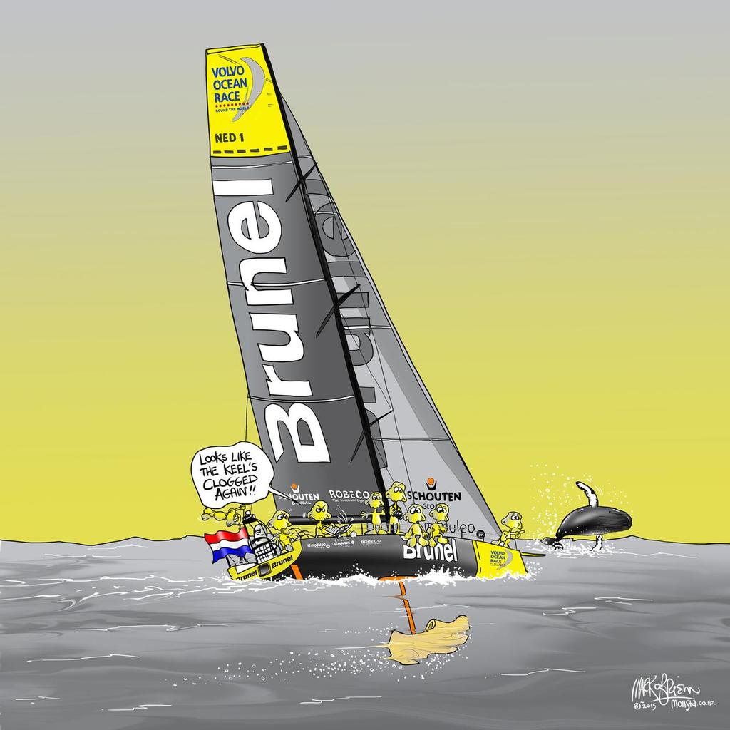 Volvo Ocean Race 2014-15 - Mark O'Brien famous Monsta cartoons of the ...