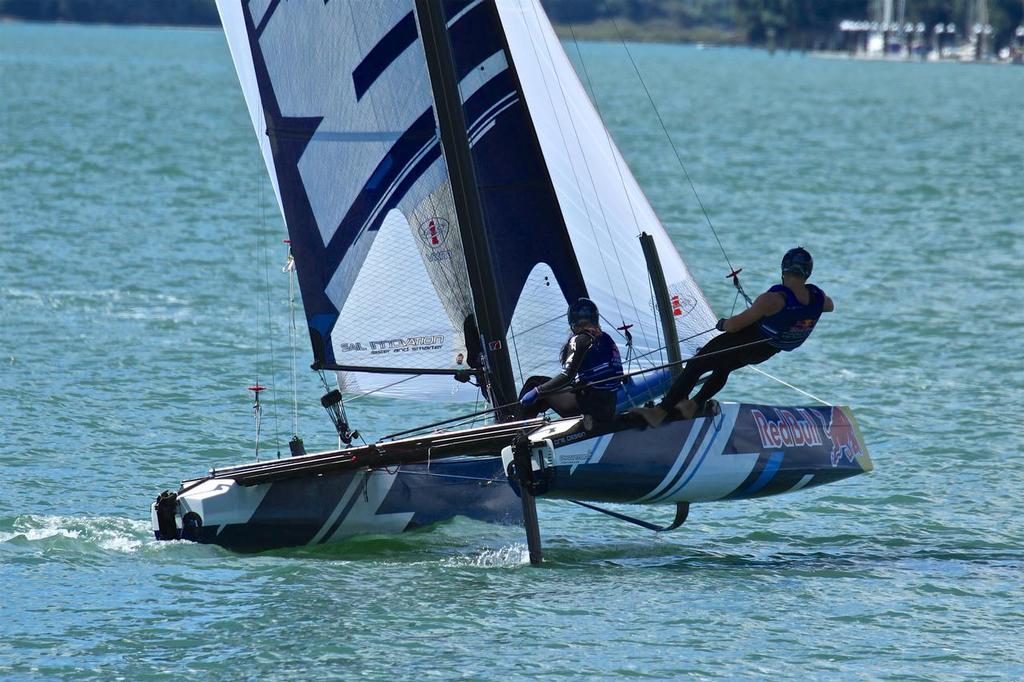 Red Bull Foiling Generation - Images from Race Day 2 in Auckland