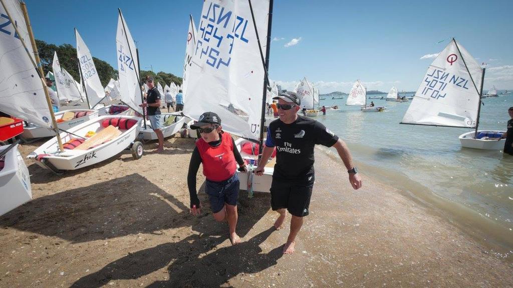 Emirates Team New Zealand's Ray Davies - Emirates Team NZ at the Toyota ...