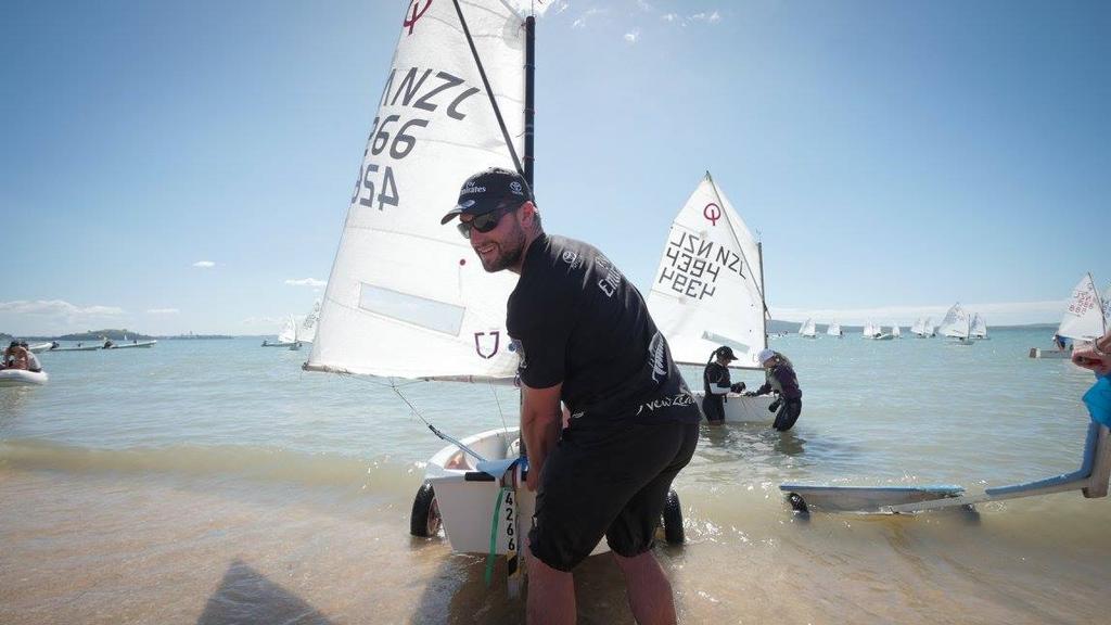 Emirates Team New Zealand's Guy Endean - Emirates Team NZ at the Toyota ...