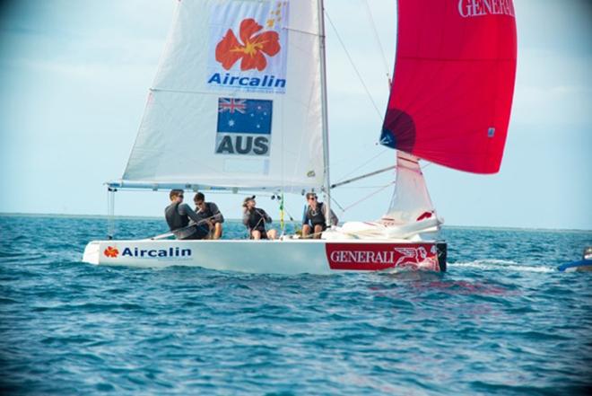 Youth Match Racing World Championship - Australian sailors in action