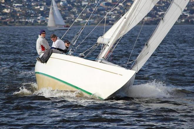 Bellerive Yacht Club Winter Series – Wild West’s first win on Derwent