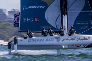 The Extreme Sailing Series 2016. Oman Air : Morgan Larson (USA ...