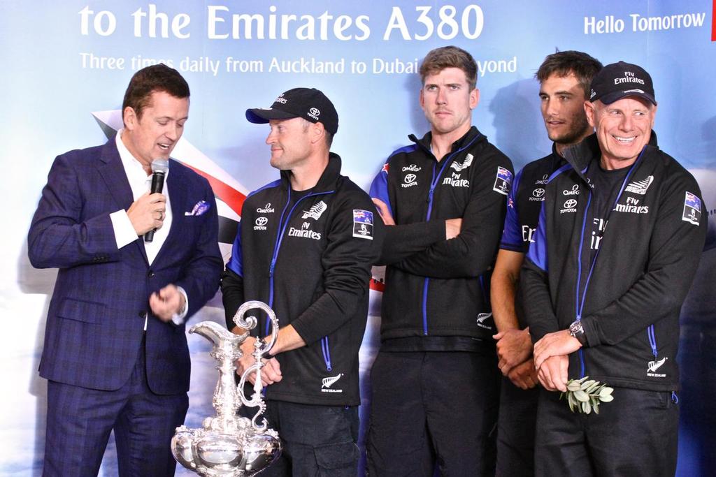 Emirates Team New Zealand - Arrival in Auckland, July 5, 2017