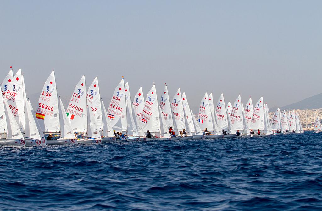420 Ladies Fleet on race Day 1 - 420 Open European Championships