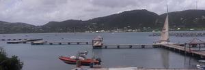 Antigua Yacht Club Marina taken from upstairs at the Antiga Yacht Club ...
