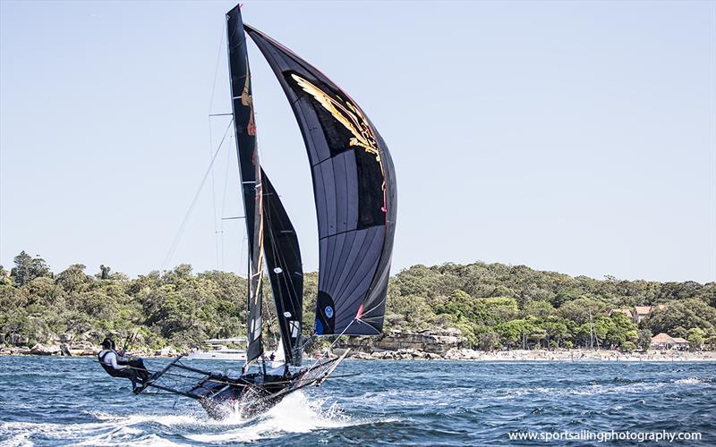 18ft Skiff NSW Championship Race 3 action-shots by Beth Morley