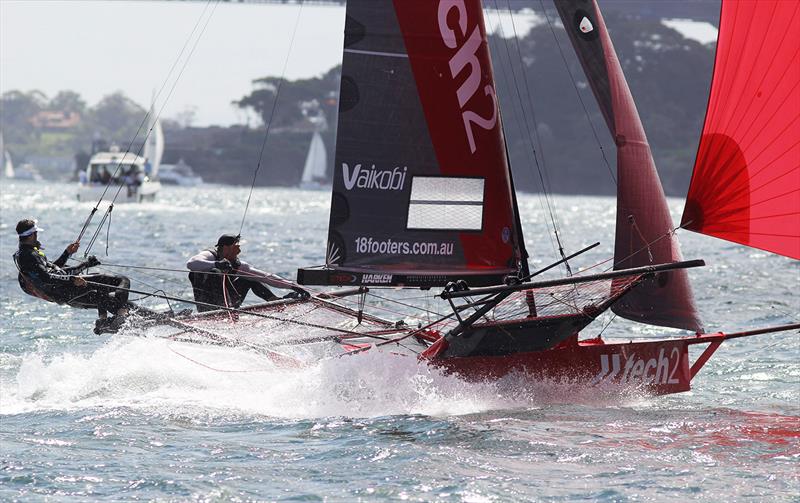 18ft Skiff NSW Championship on Sydney Harbour - Race 4