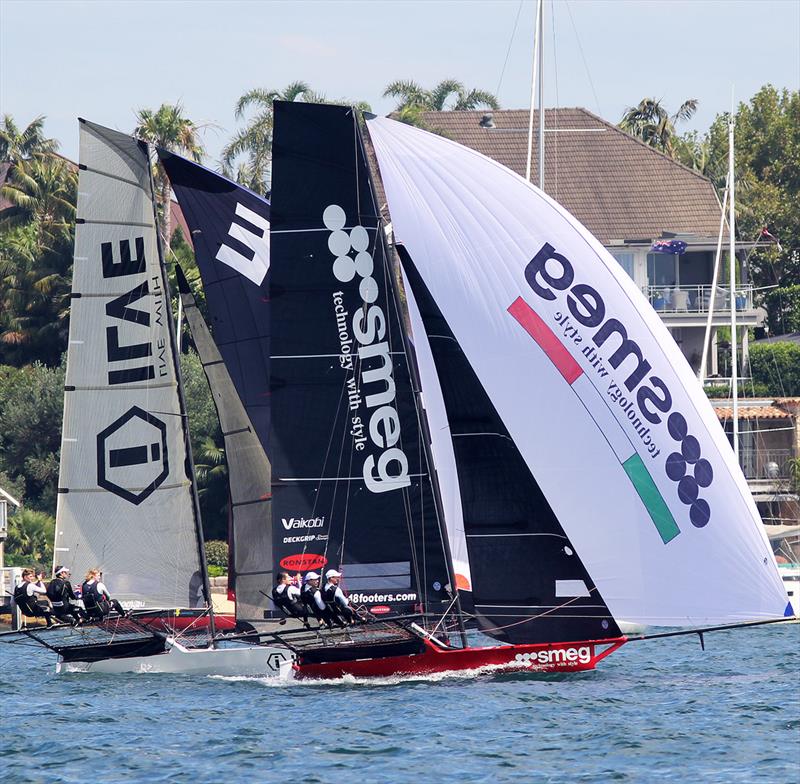 Smeg grabs second place from Ilve on the spinnaker run between the ...