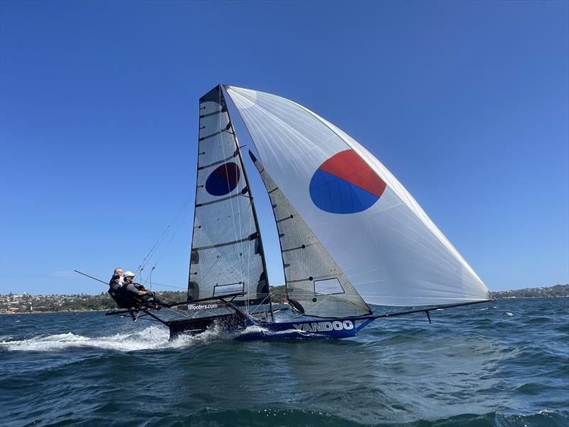 NSW 18ft Skiff Championship on Sydney Harbour - Race 3