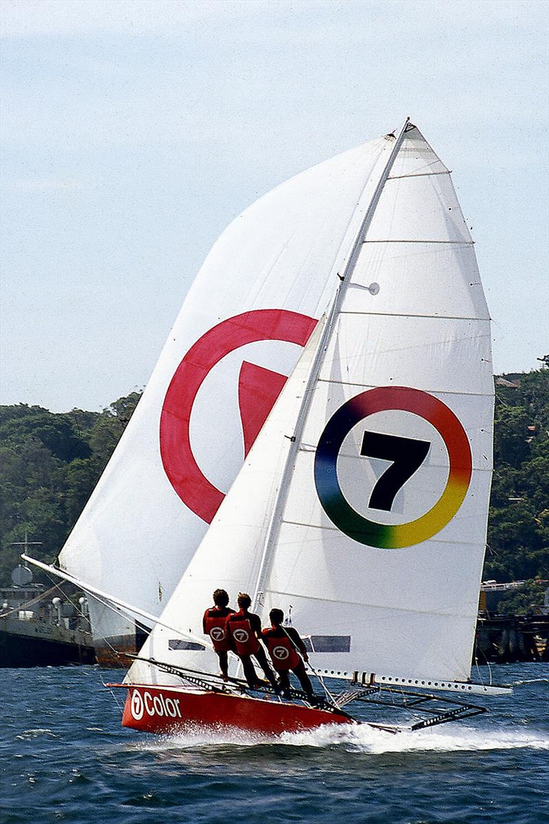 Color 7 in action in 1980 - JJ Giltinan Worlds
