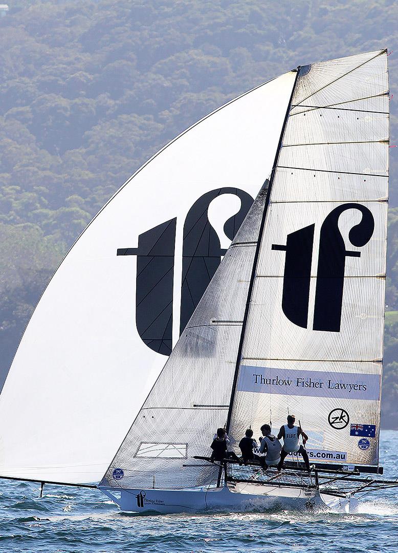 Three generations go sailing together, Trevor, Trent, Zac and Jake