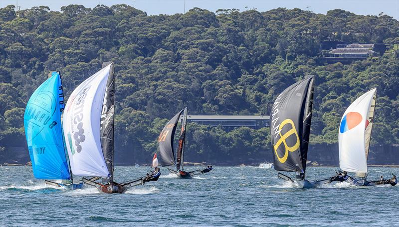 spinnaker charge just behind the leaders on the first lap - Spring ...