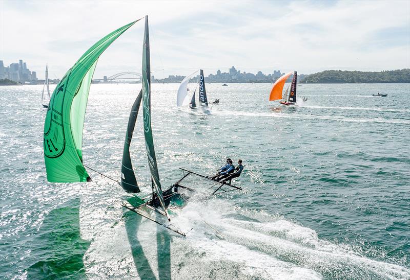 18ft Skiff 2023-24 Spring Championship on Sydney Harbour Race 4