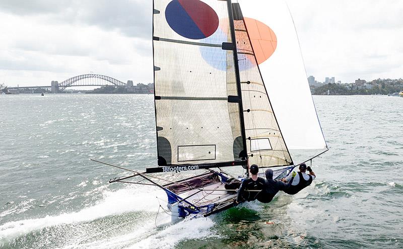 18ft Skiff Australian Championship on Sydney Harbour - Race 3