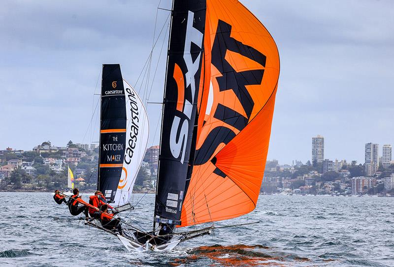 18ft Skiff Australian Championship on Sydney Harbour - Race 5