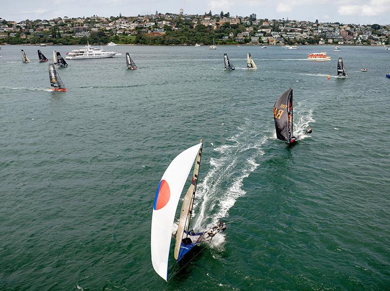 A familiar sight during the nationals, Yandoo leading from The Rag ...