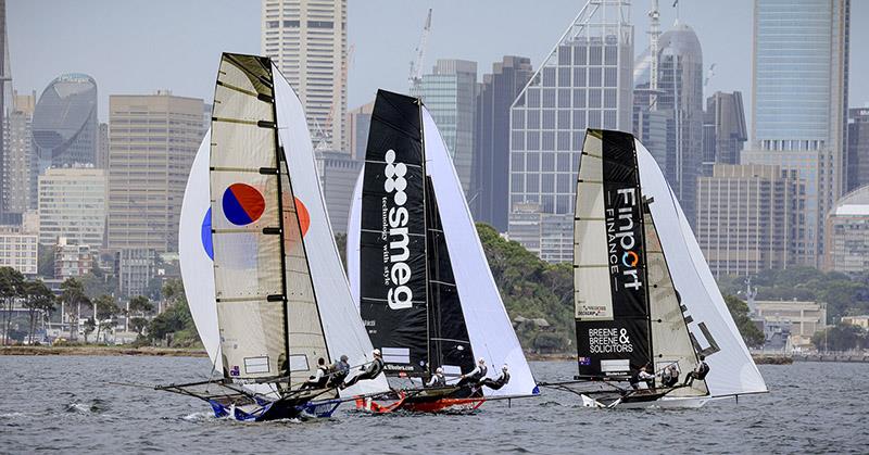 18ft Skiff Australian Championship on Sydney Harbour - Race 6