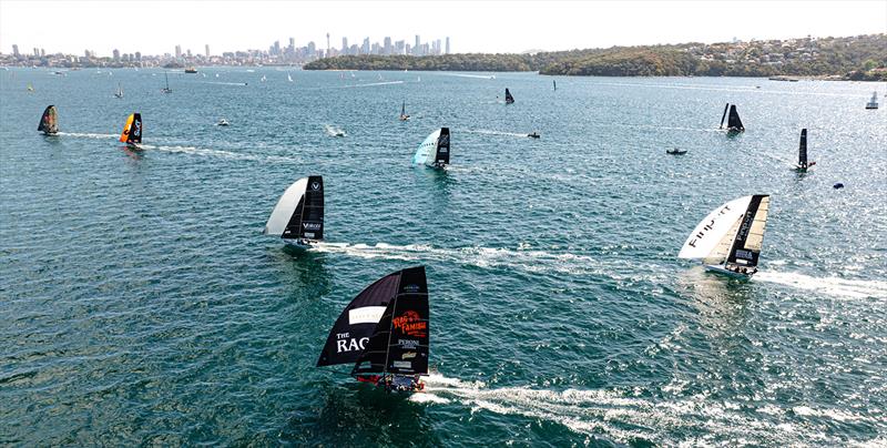 First spinnaker run in Race 2 - Sixt Spring Championship 2024