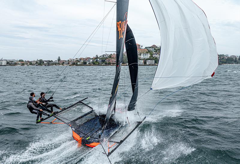 Brilliant crew in a Sydney Harbour North East spinnaker run