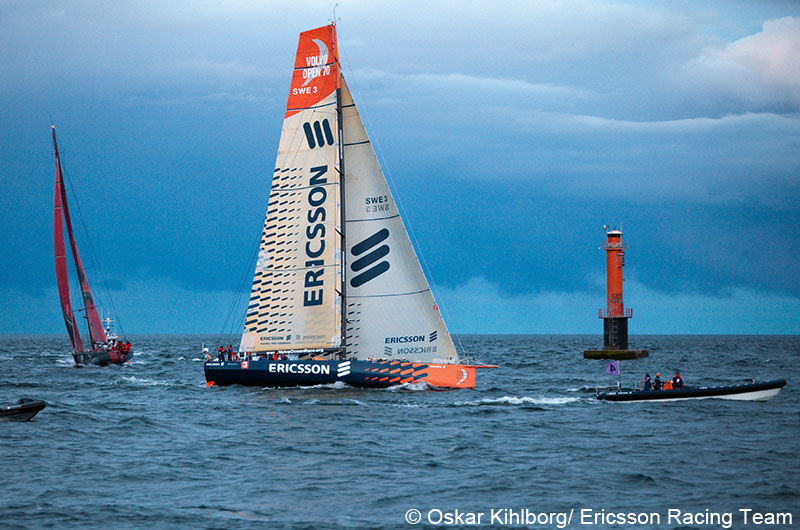 Ericsson 3 finishes second on leg 9 of the Volvo Ocean Race