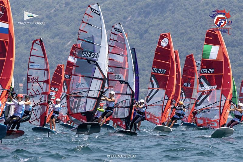 2022 Formula Windsurfing Foil World Championships Torbole - Day 3