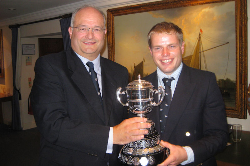 Chris Froy and Andrew Shaw with the Captain’s Cup